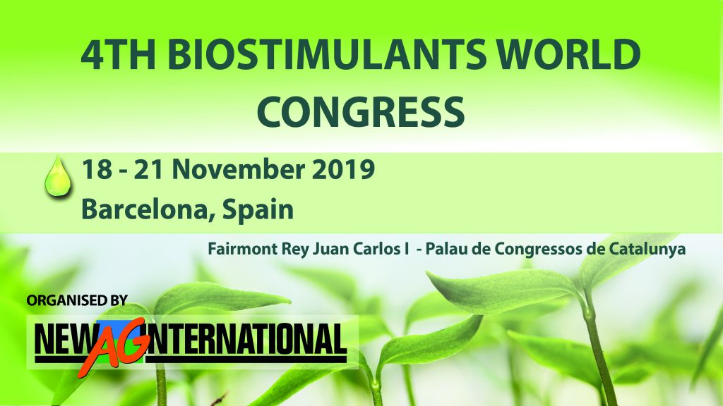 4TH BIOSTIMULANTS WORLD CONGRESS - Biovegen